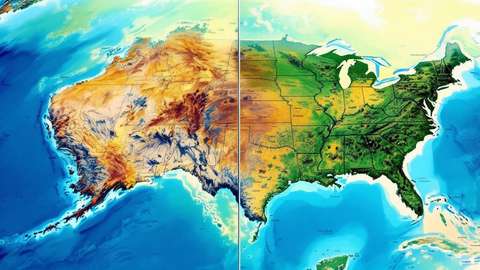 How Big Is Australia Compared to the USA? Size and Geographic ...